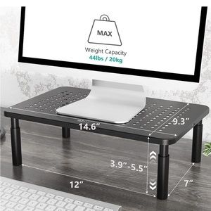 Apple | Office | Monitor Stand Riser Adjustable Laptop Stand Riser ...